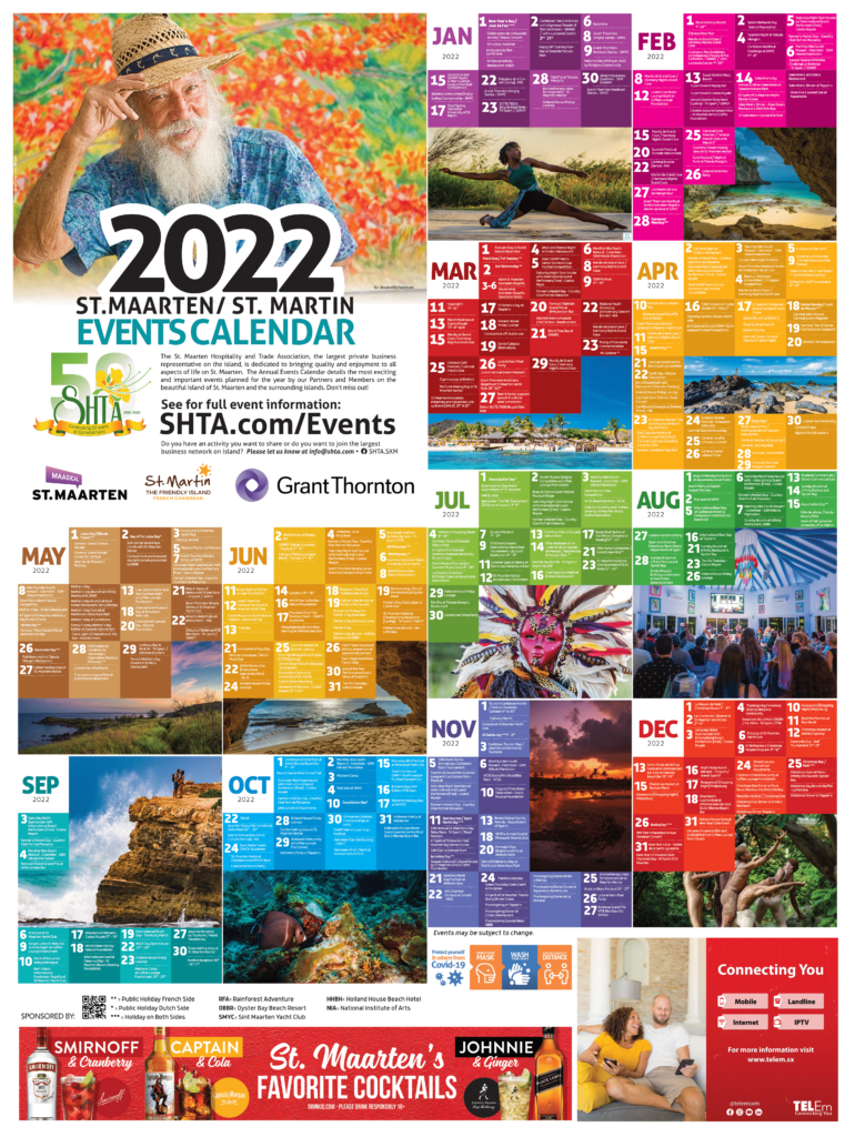 St. Maarten / St. Martin Events Calendars | SHTA